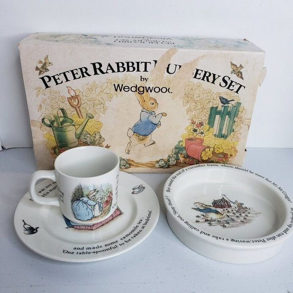 Wedgwood | Dining | Vintage Wedgwood Peter Rabbit By Beatrix Potter 3 ...